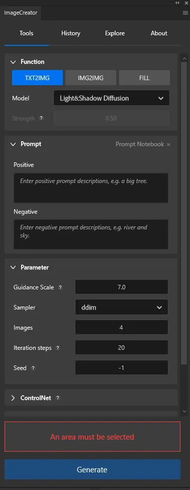 PhotoshopでAIイラスト生成！画像生成AIで自動で画像を作るプラグイン「Alkaid.art」のインストール方法と使い方 | デザインのン